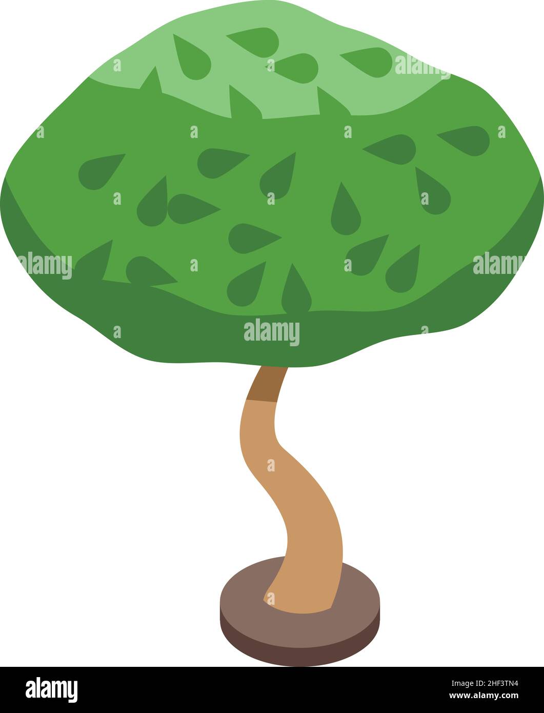 Man cutting down trimming tree Stock Vector Images - Alamy