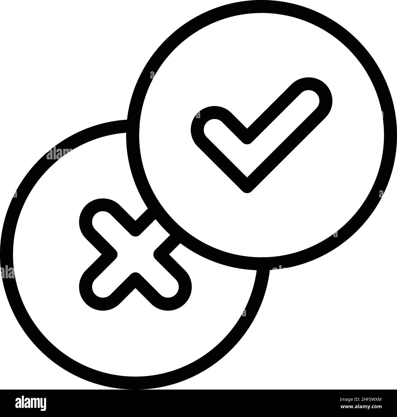Business thinking icon outline vector. Critical think. Mind skill Stock ...