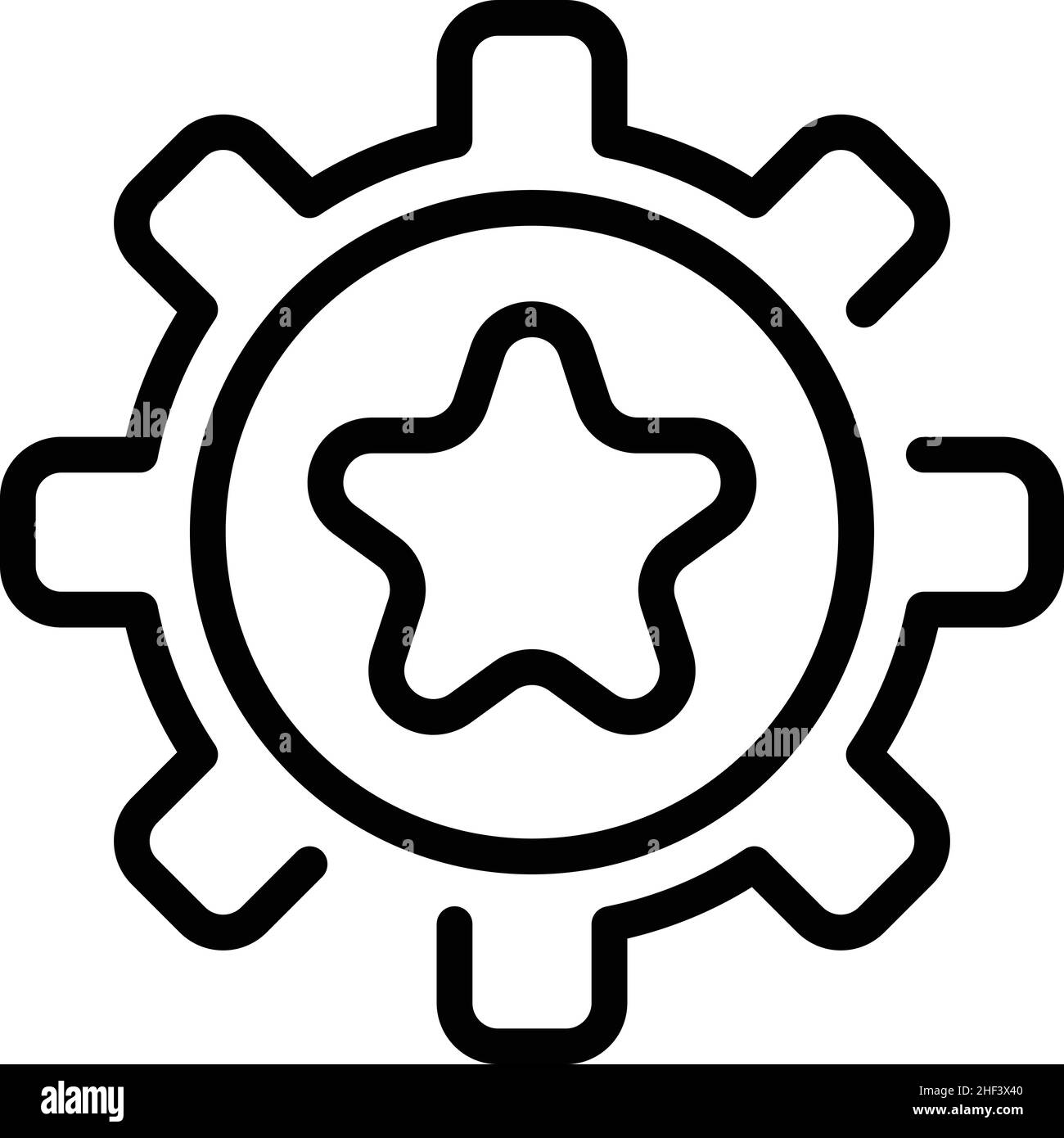 Gear thinking book icon outline vector. Mind think. Critical brain ...