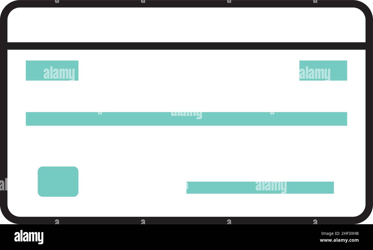 credit card icon on white background Stock Vector Image & Art - Alamy