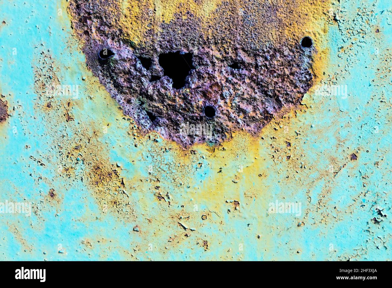 detail of old industrial rotten rusty closed iron wall Stock Photo - Alamy