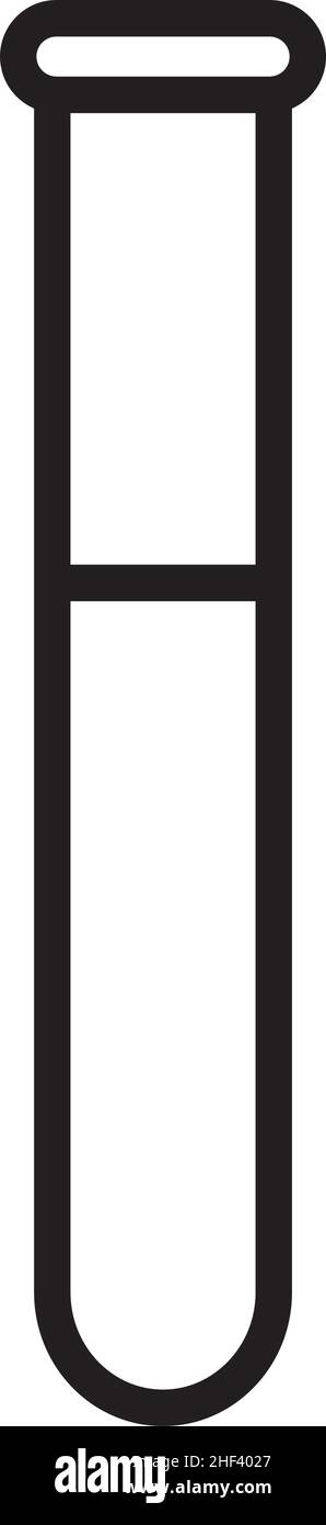 test tube on white background Stock Vector Image & Art - Alamy
