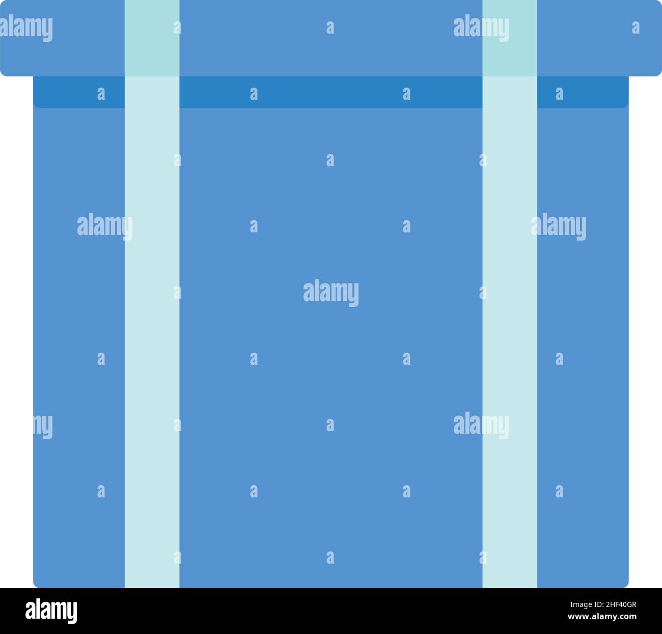 blue box icon on white background Stock Vector Image & Art - Alamy