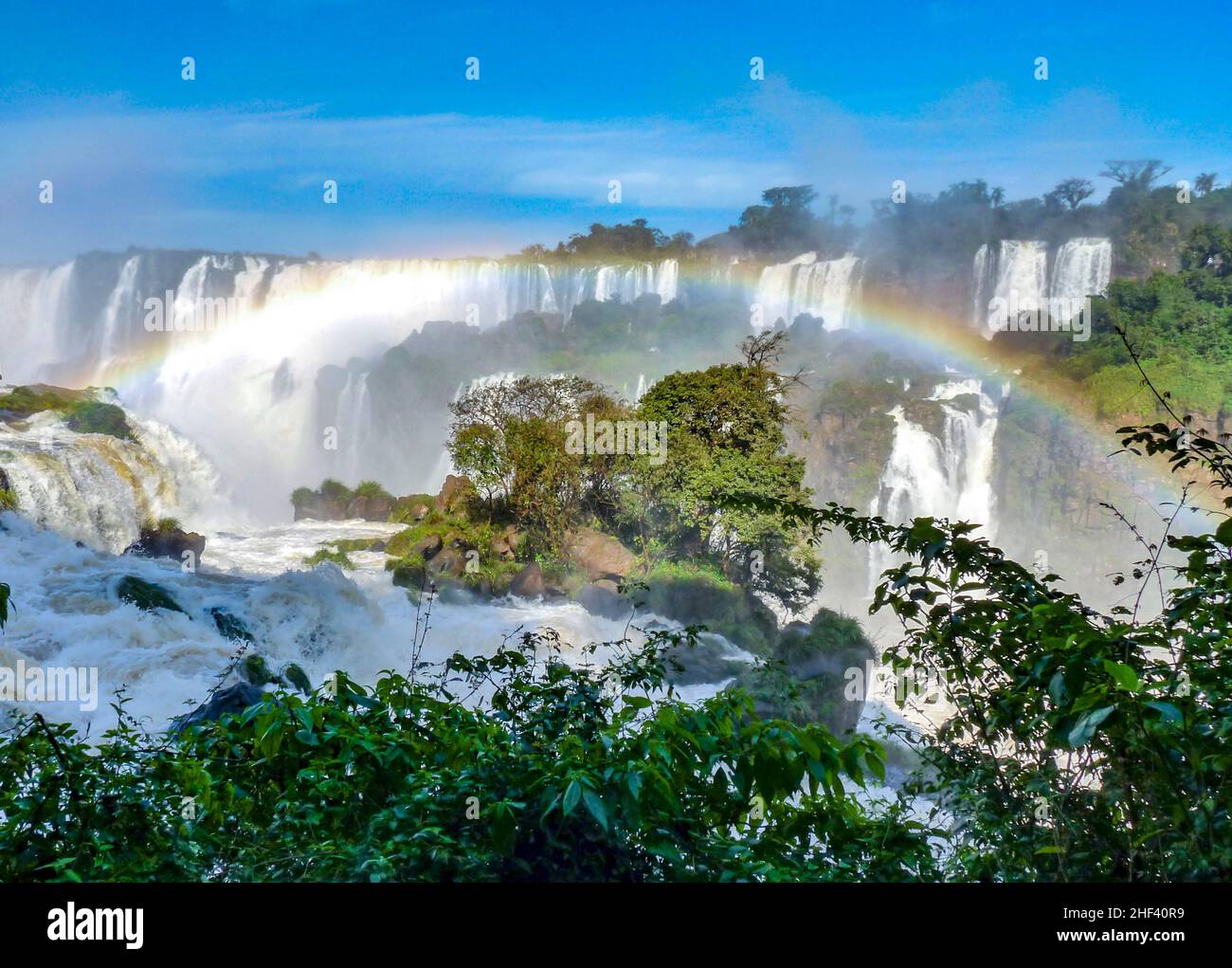 Aerial view iguazu falls waterfalls hi-res stock photography and images ...