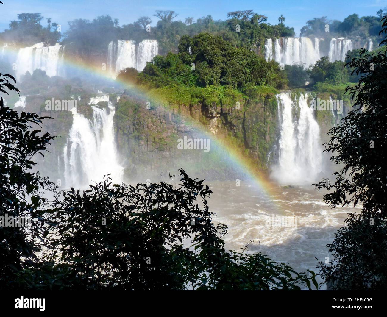 Aerial view iguazu falls waterfalls hi-res stock photography and images ...