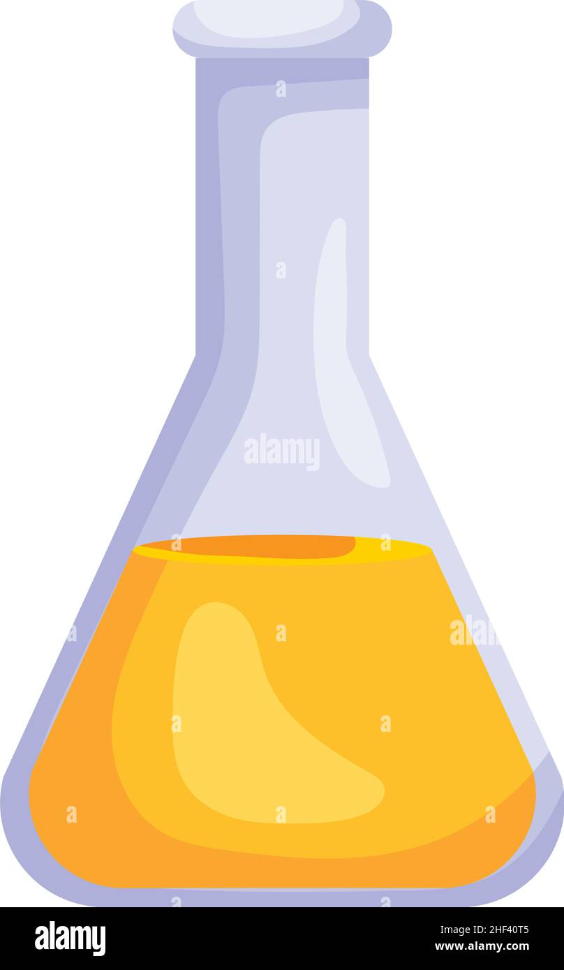 lab flask icon on white background Stock Vector Image & Art - Alamy