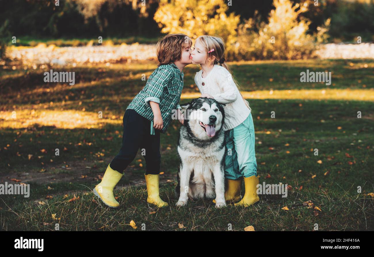 Romantic children having date at Valentines Day. Valentines day theme ...