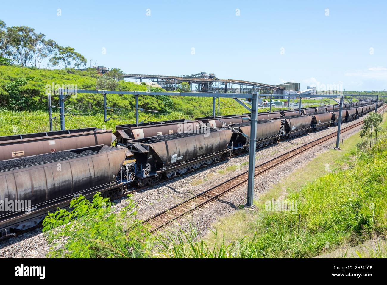 Two coal terminals at the port, Hay Point Coal Terminal (HPCT) and ...