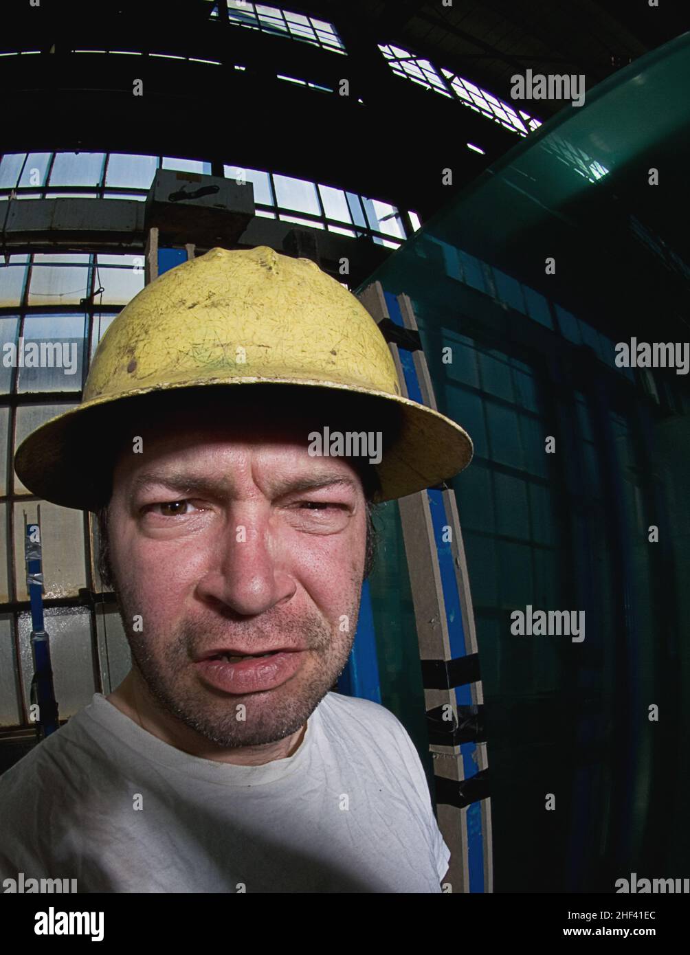 Male Construction Worker Stock Photo - Alamy