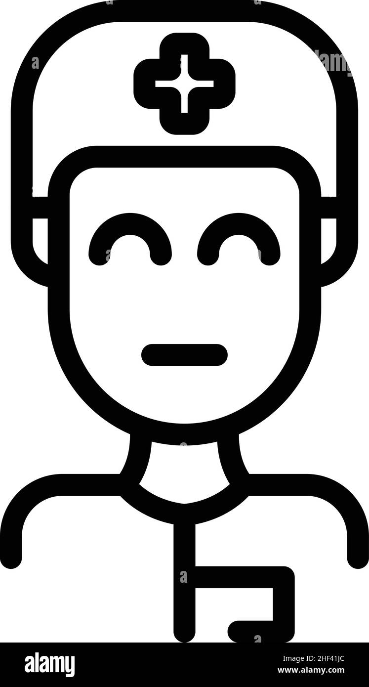 Young sport doctor icon outline vector. Medical man. Patient therapy ...