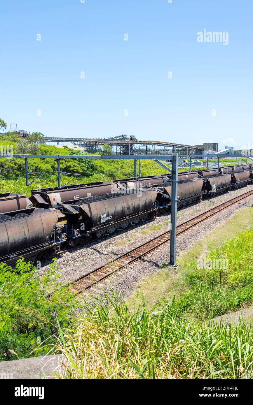 Two coal terminals at the port, Hay Point Coal Terminal (HPCT) and ...
