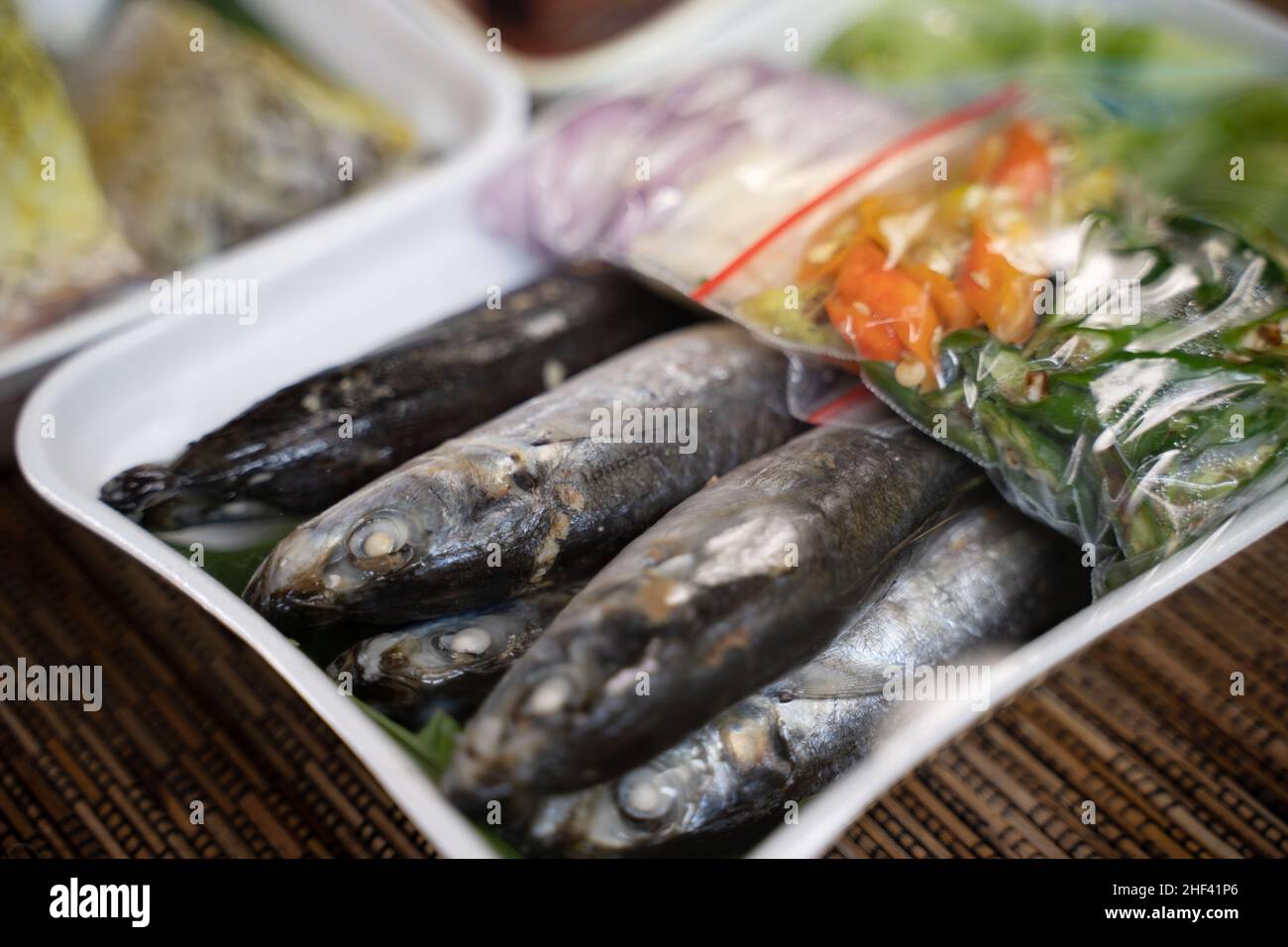 Fish package refrigerator kitchen hi-res stock photography and images ...