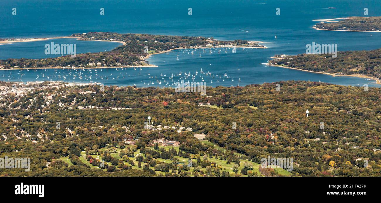 New york long island aerial hi-res stock photography and images - Alamy
