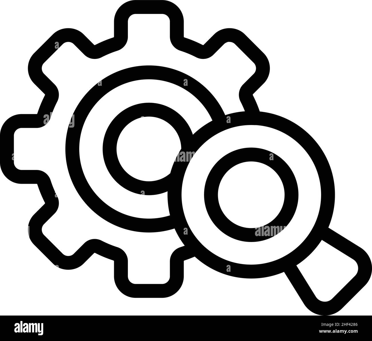 Technical overview icon outline vector. Data result. Economic report ...