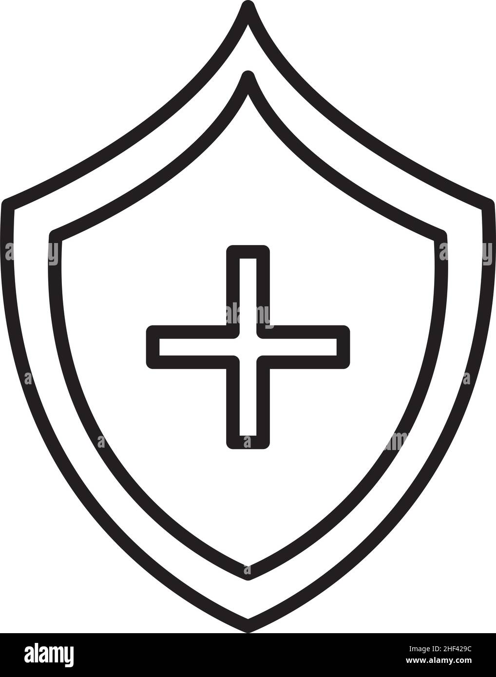 protection shield on white background Stock Vector Image & Art - Alamy