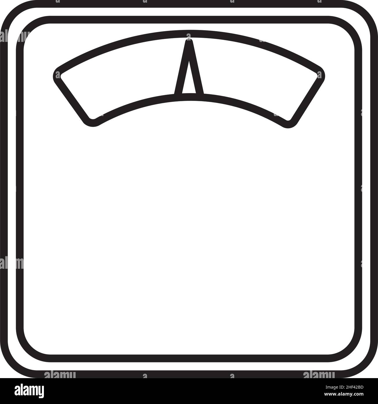 weight scale on white background Stock Vector Image & Art - Alamy