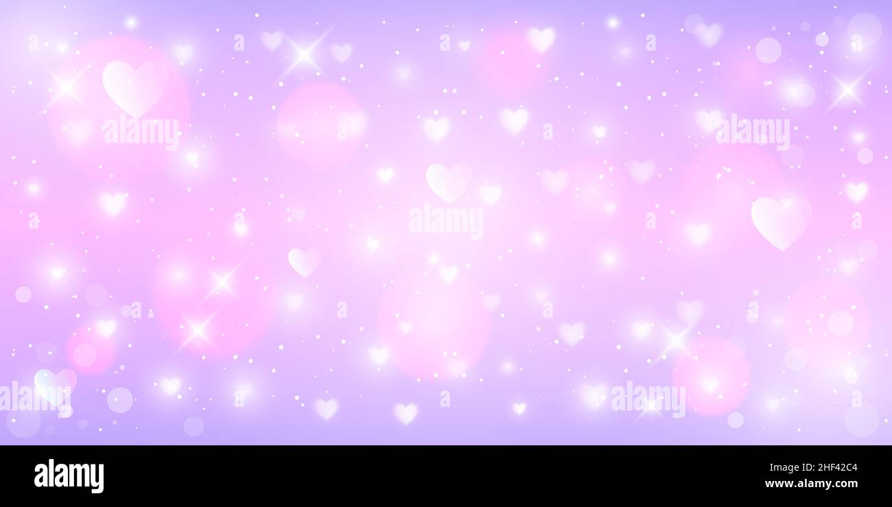 Fantasy background. Pattern in pastel colors. Pink sky with stars and ...