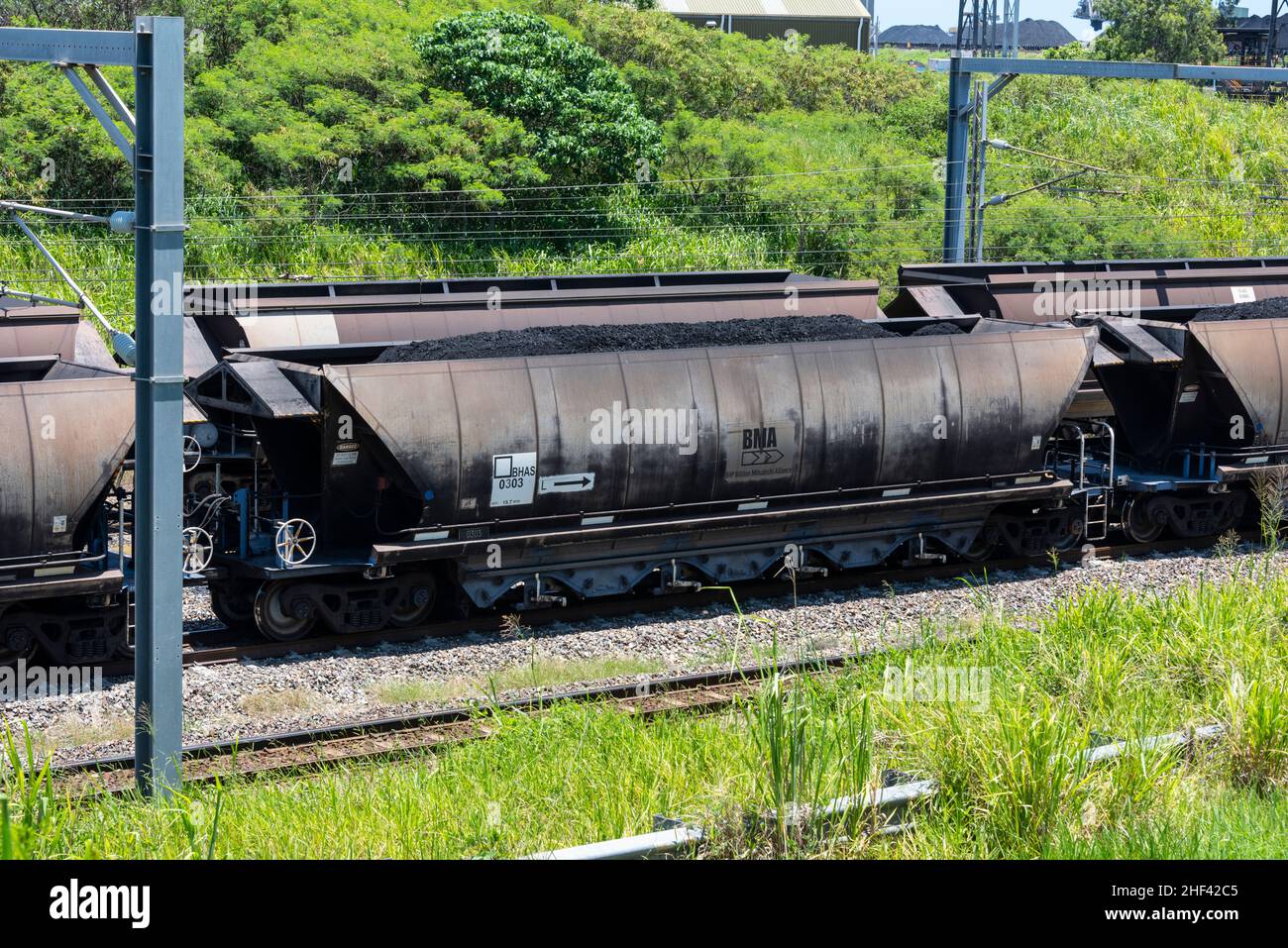Two coal terminals at the port, Hay Point Coal Terminal (HPCT) and ...