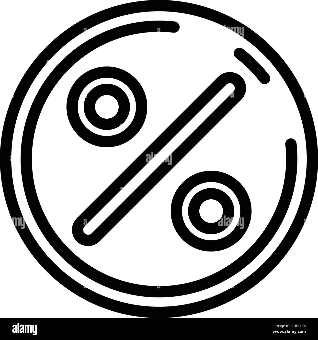 Sale tag label icon outline vector. Promo code. Digital price Stock ...