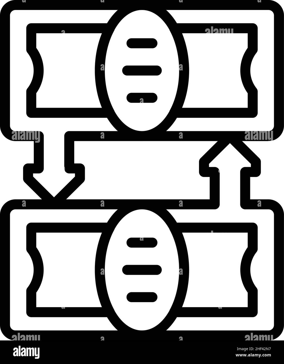 Core exchange Stock Vector Images - Alamy