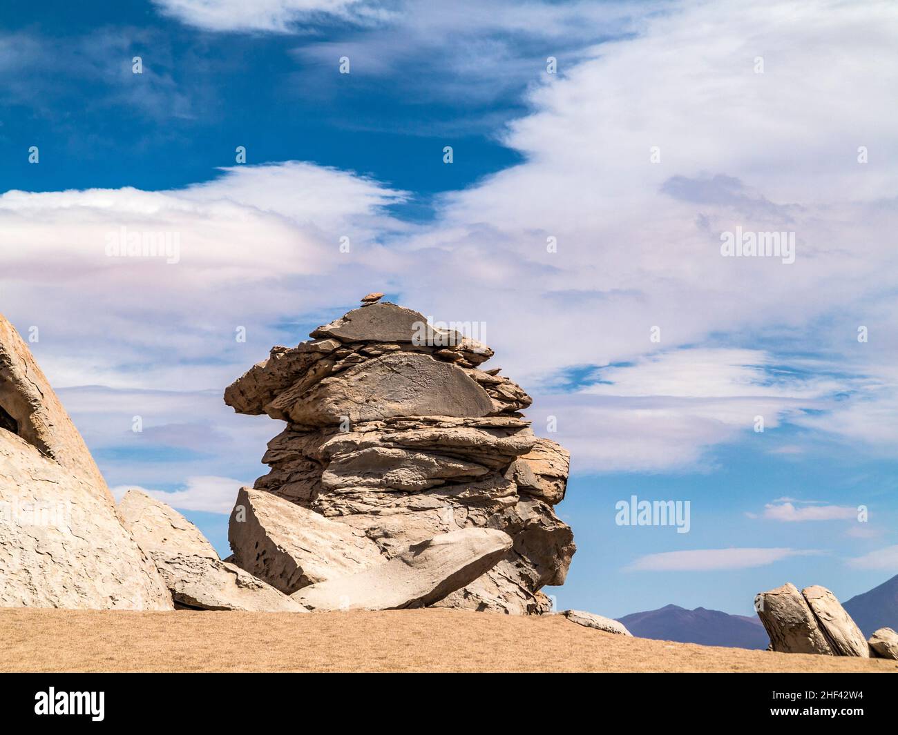 Arbol de Piedra (stone tree) is an isolated rock formation in the ...