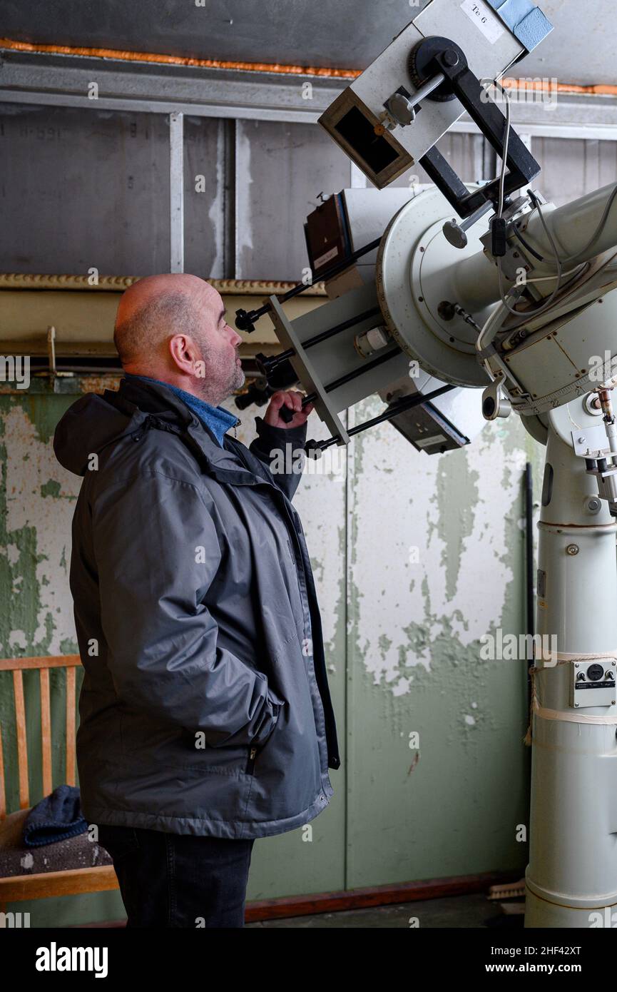 Sonneberg, Germany. 13th Jan, 2022. Peter Kroll, managing director of ...