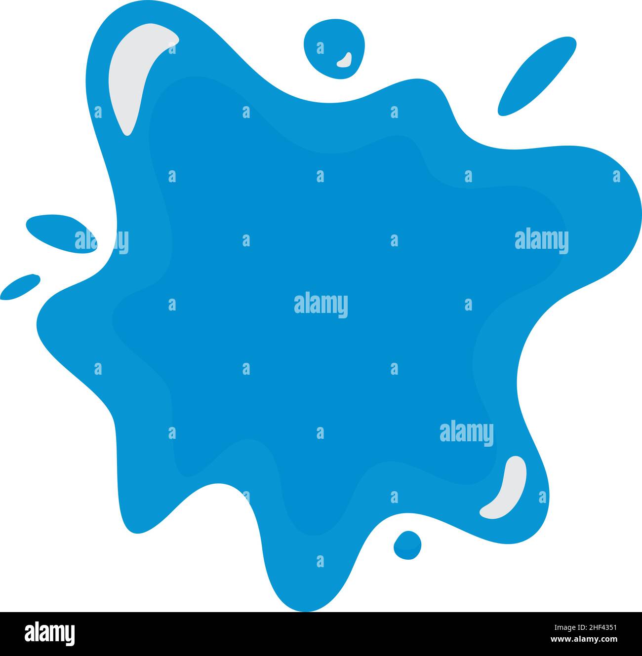 water splash icon on white background Stock Vector Image & Art - Alamy