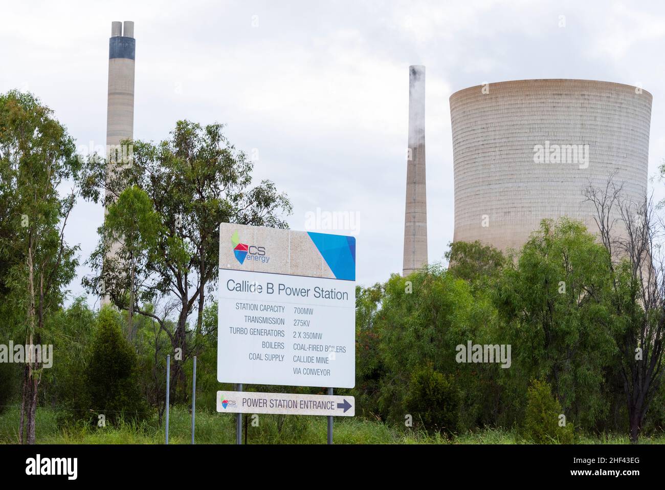 Callide Power Station is located near Biloela, in Central Queensland ...
