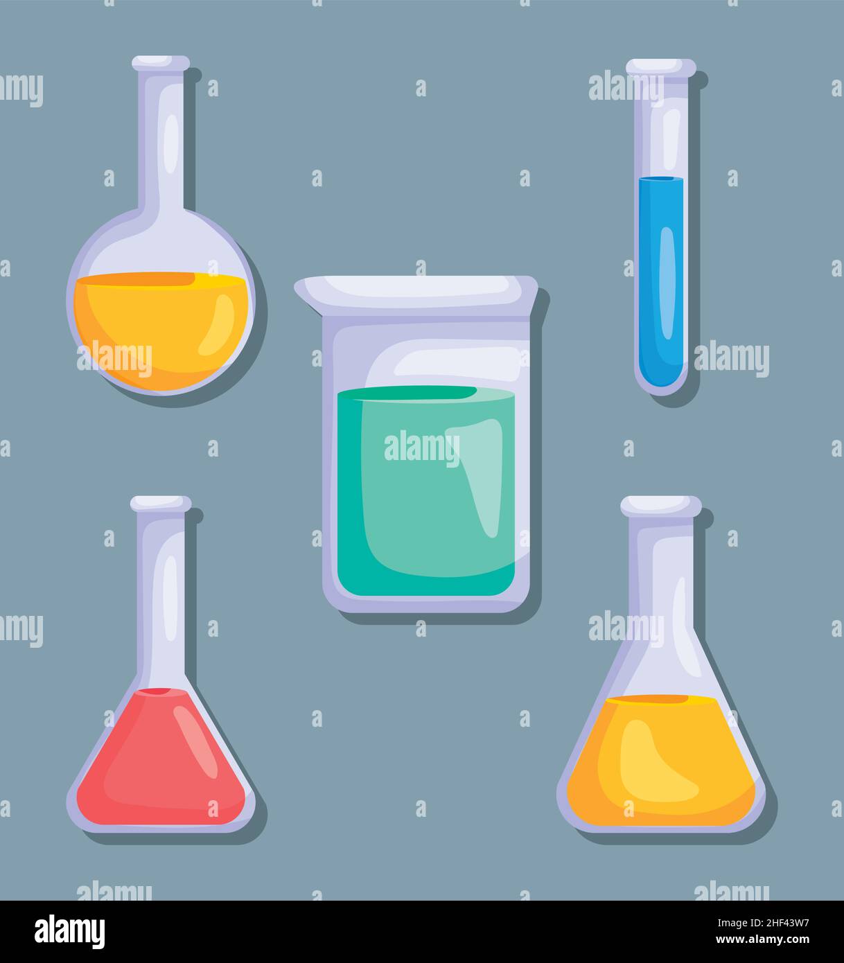 lab flasks icon set design Stock Vector Image & Art - Alamy
