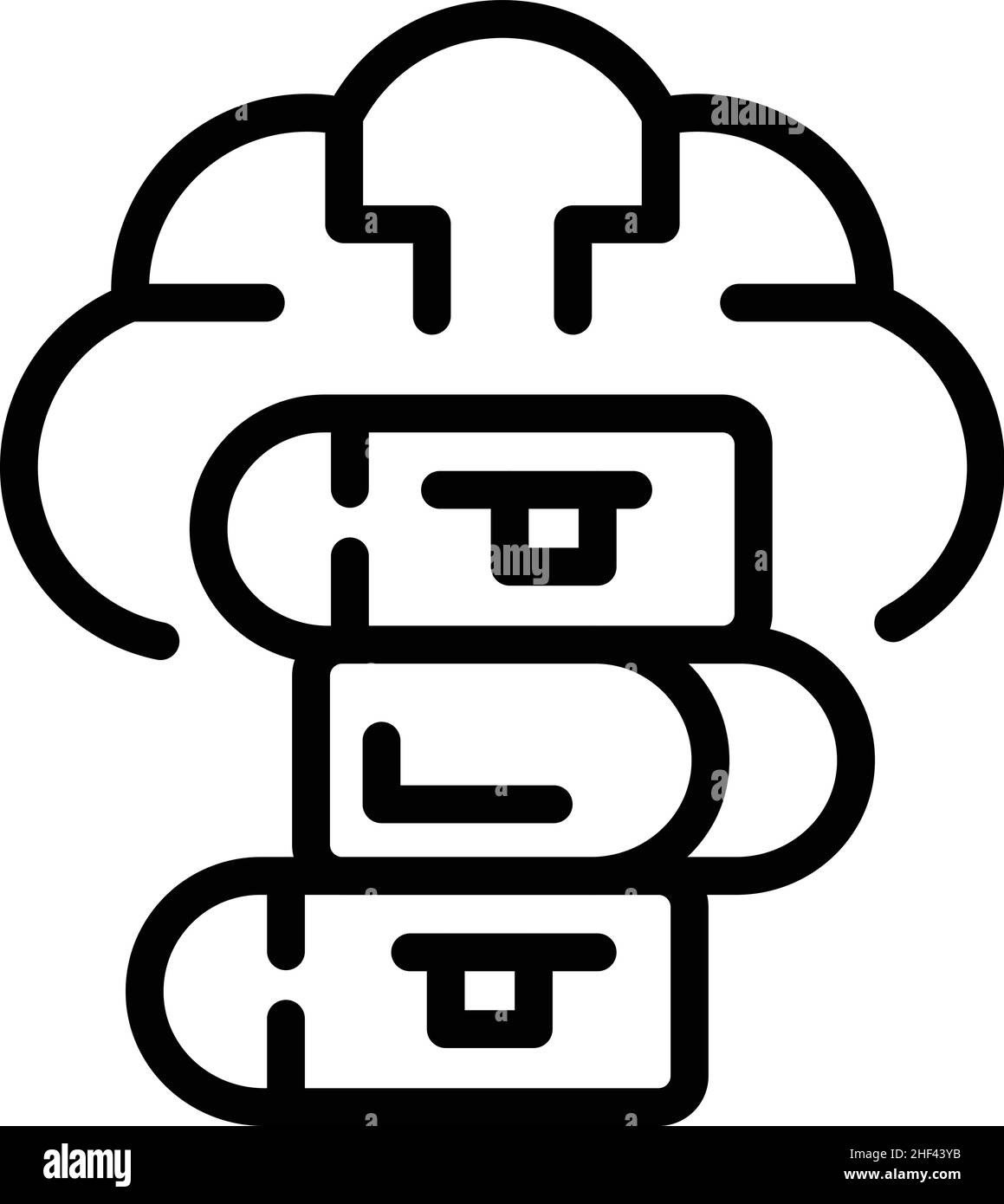 Virtual class icon outline vector. Training development. School ...