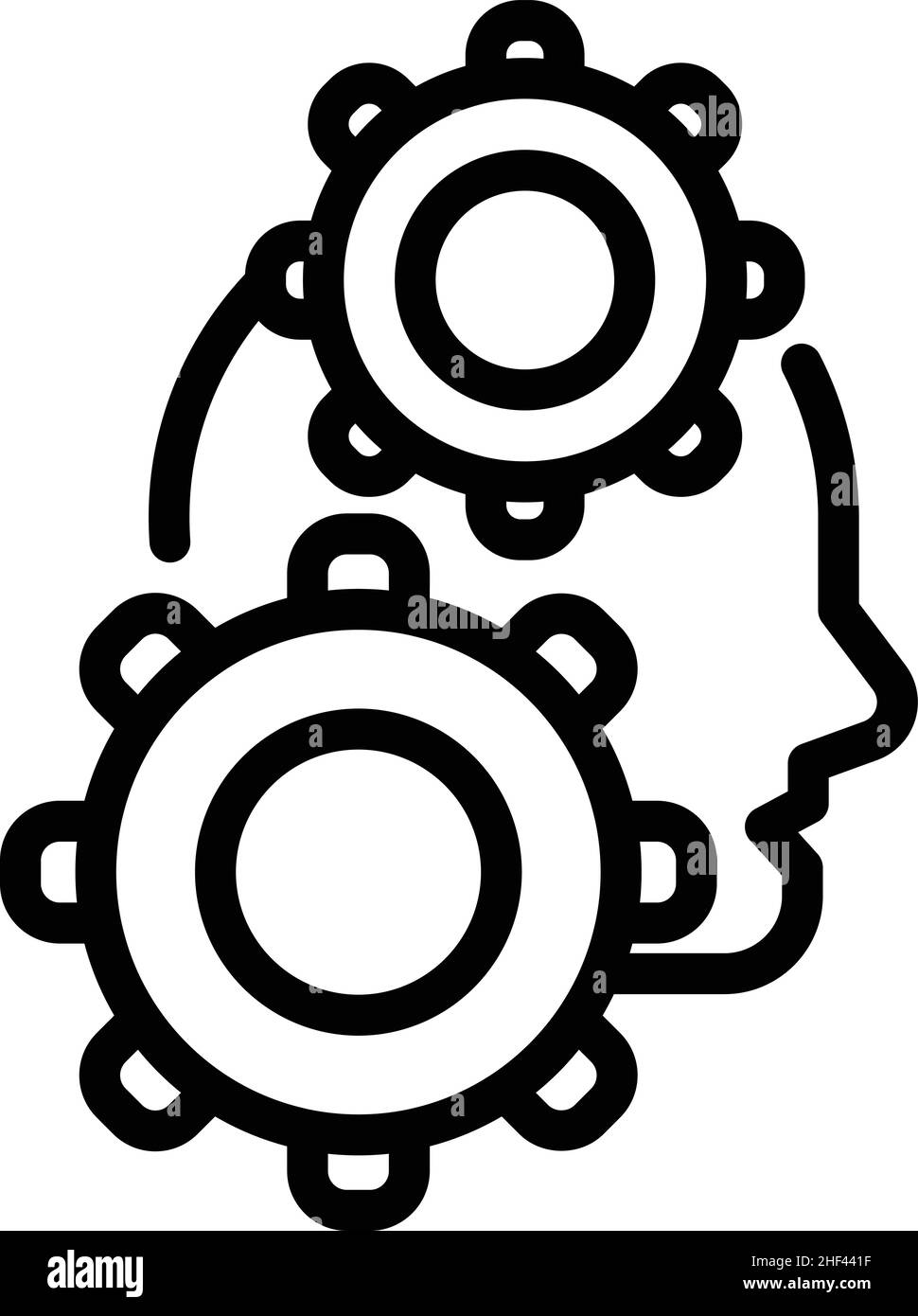 Truth critical thinking icon outline vector. Business thinking. Skill ...