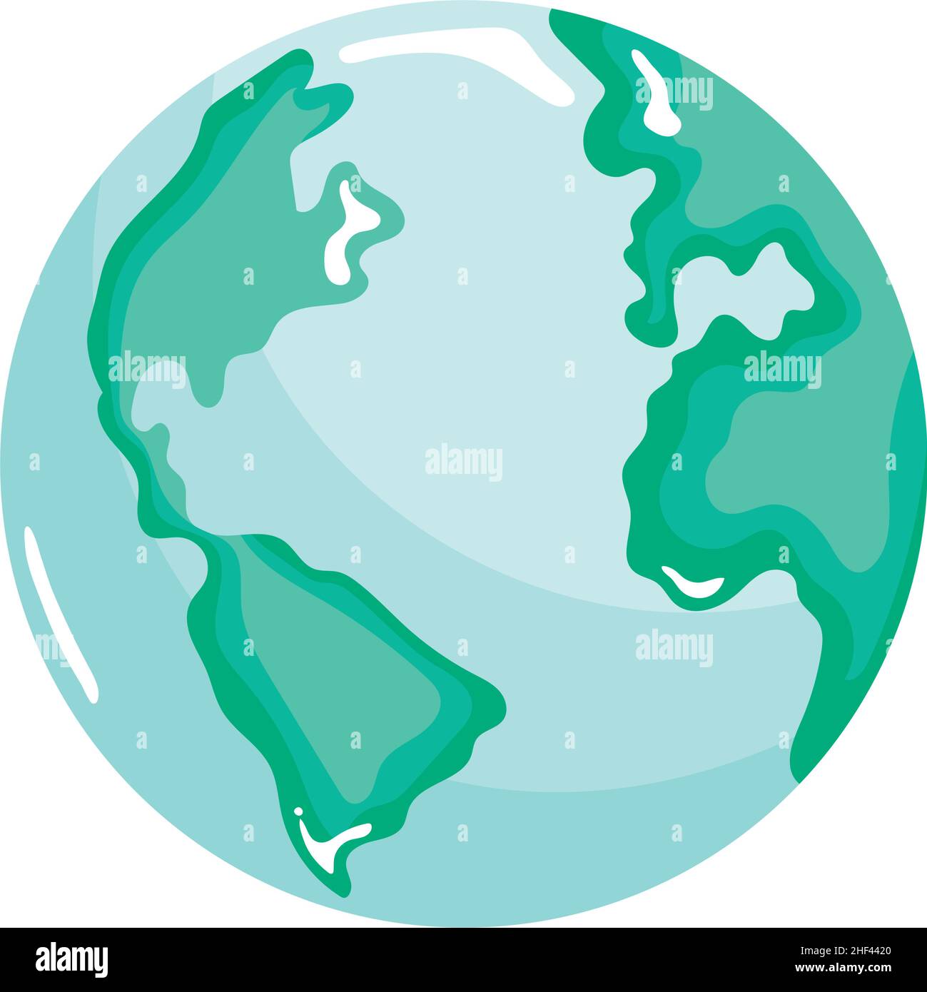 earth planet icon on white background Stock Vector Image & Art - Alamy