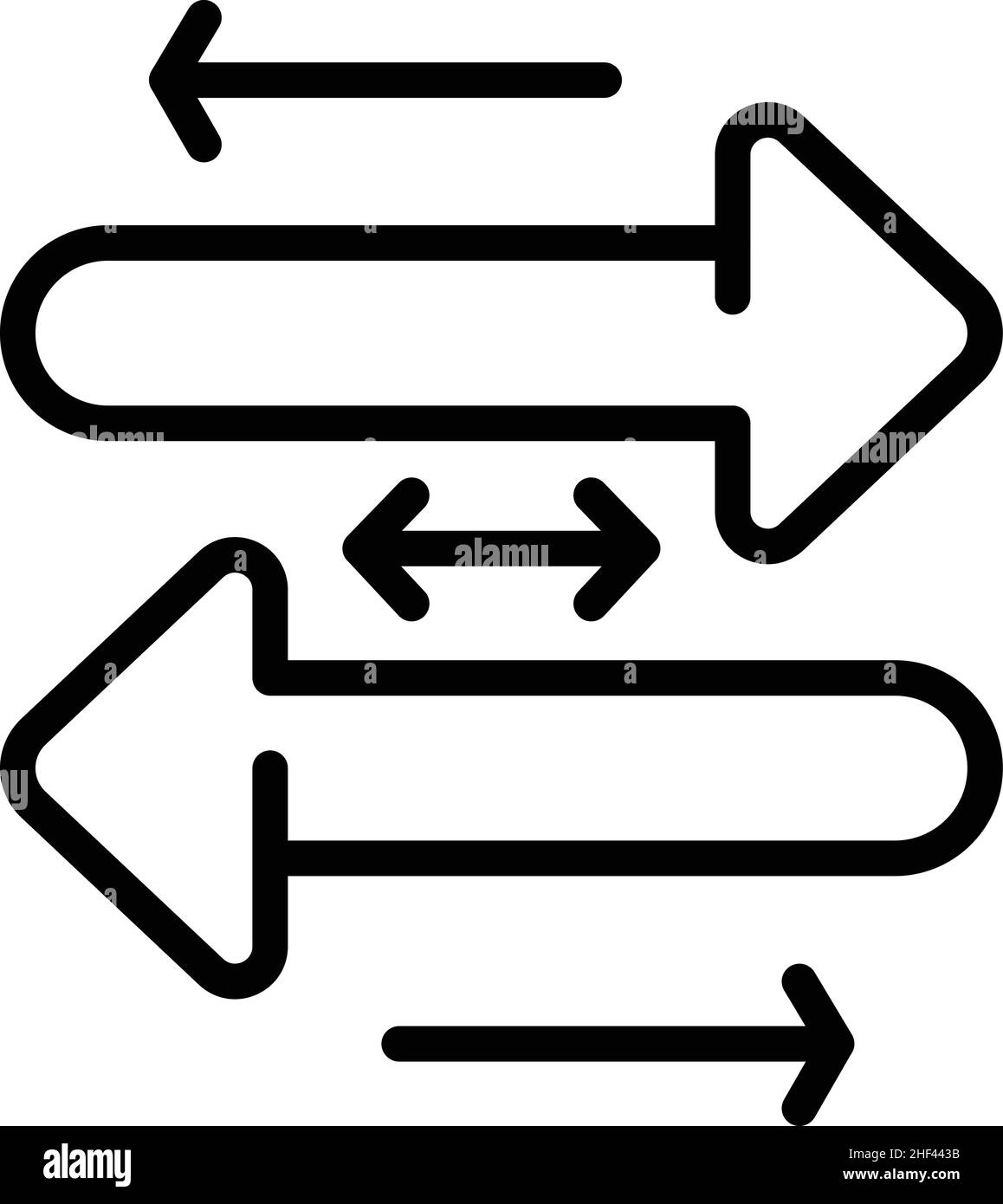 Coping skills icon outline vector. Stress psychology. Effort support ...