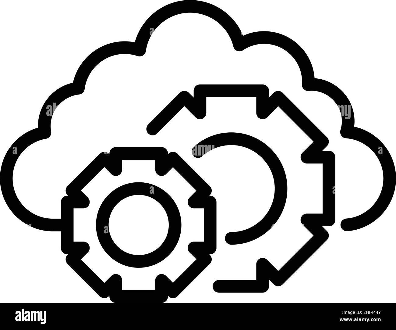 Fact thinking icon outline vector. Critical think. Mind mental Stock ...