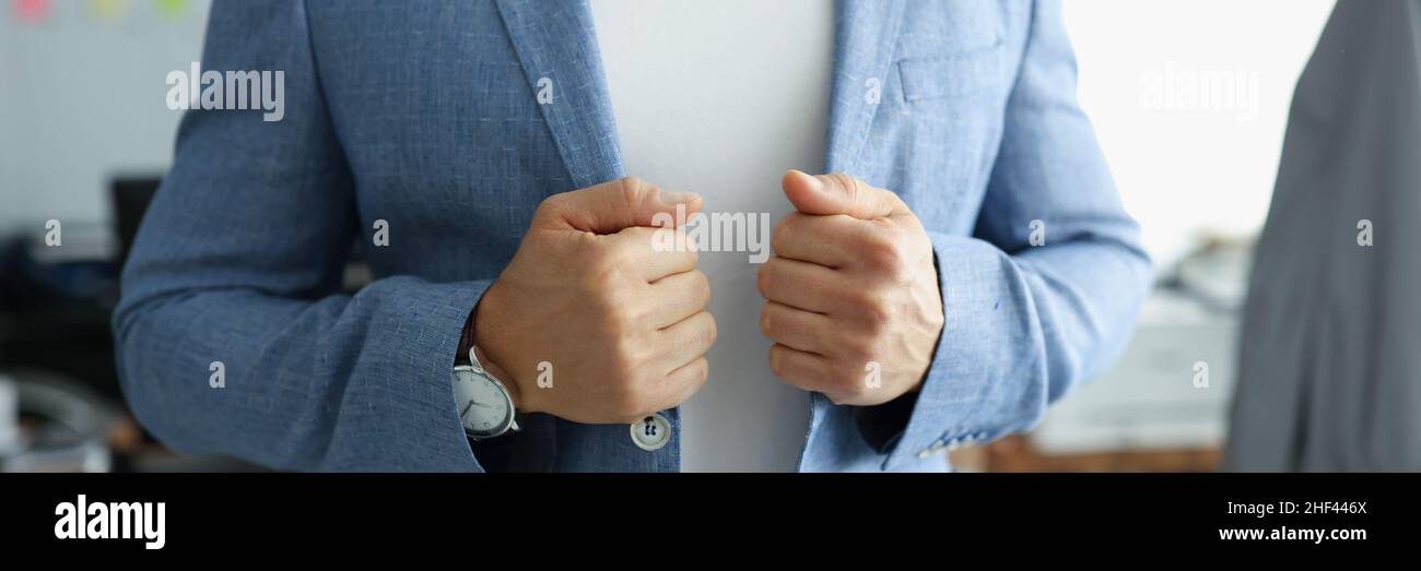 Male person in cabinet Stock Photo - Alamy