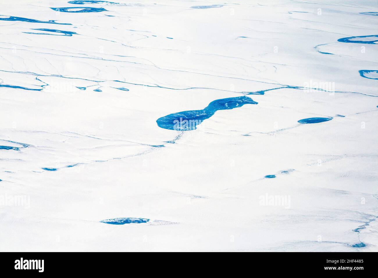 aerial of icy landscape in Alaska seen from aircraft Stock Photo - Alamy