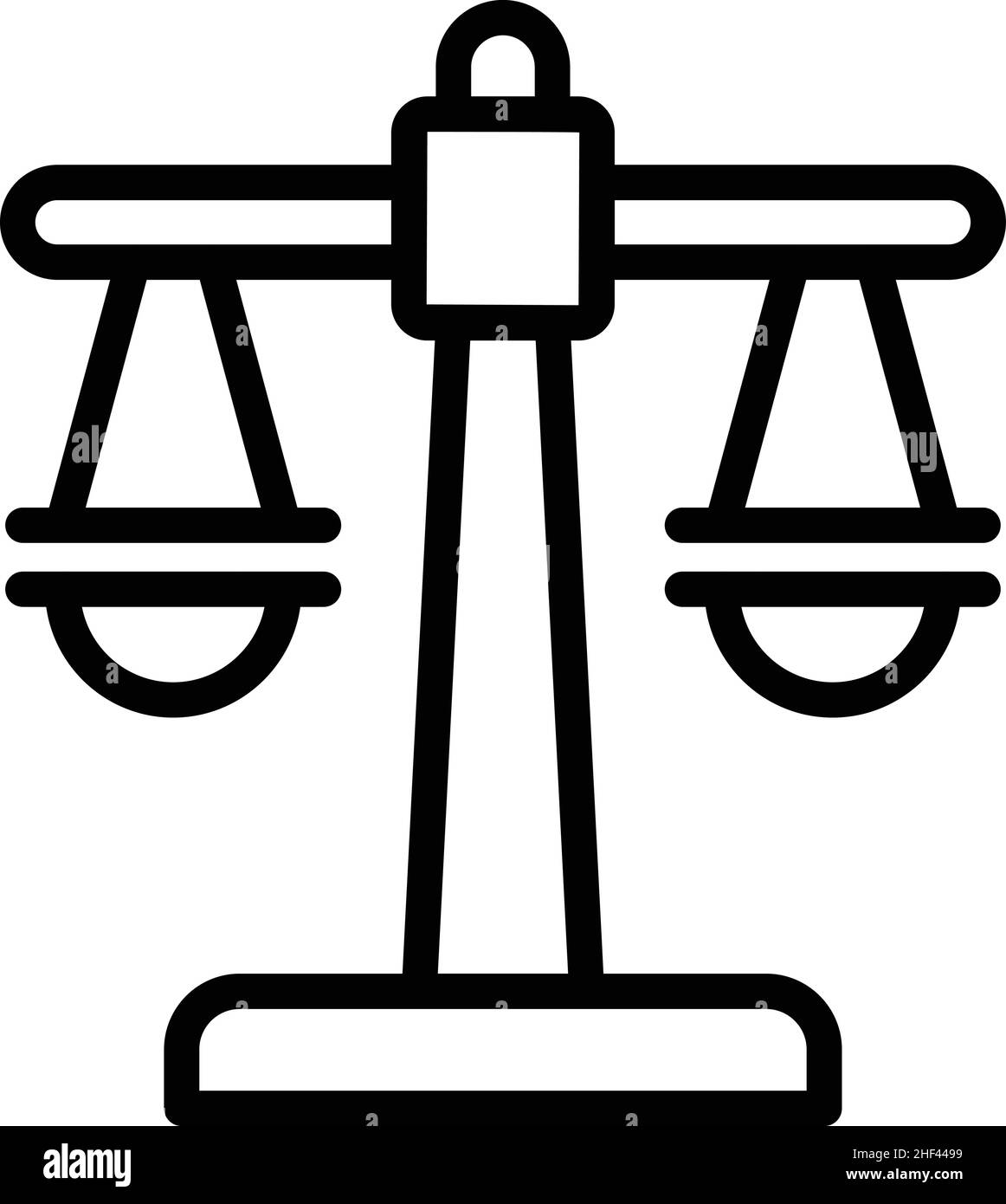 Skills balance icon outline vector. Stress therapy. Effort behavior ...