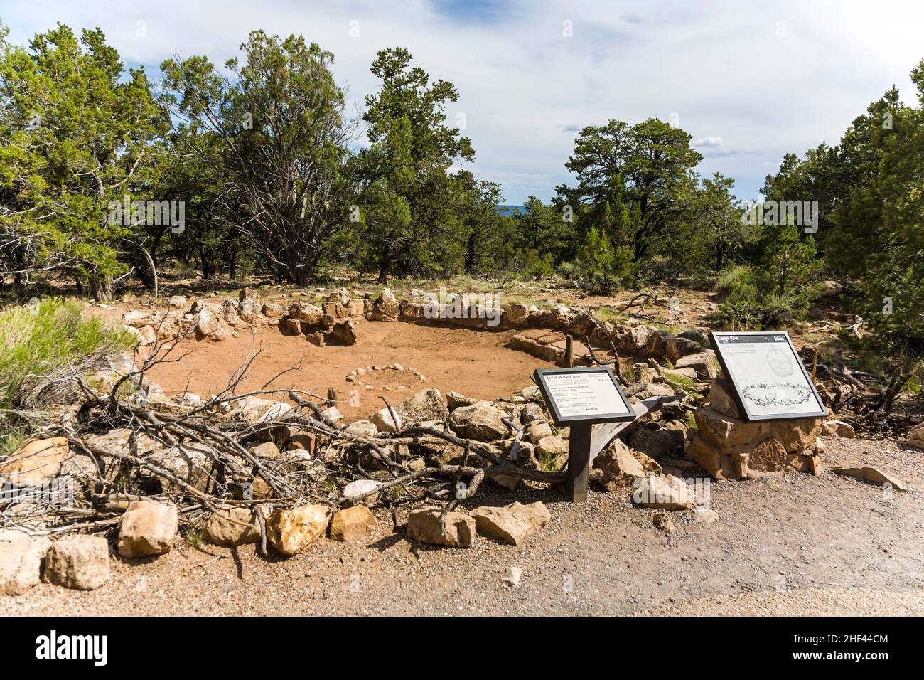 old Tusayan ruins in the Great Canyon national park Stock Photo - Alamy