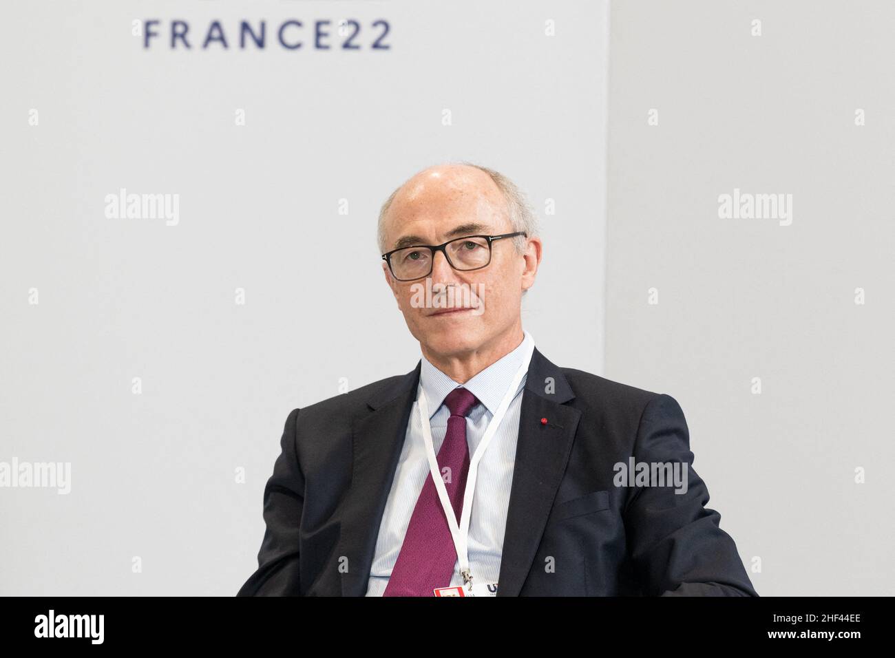 Benoit Potier, CEO of Air Liquide, attends the conference on a stronger ...