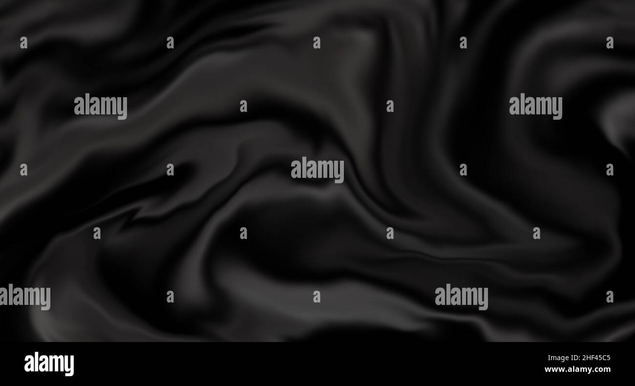 Black background. Illustration of fabric or paint streaks. Rich texture ...