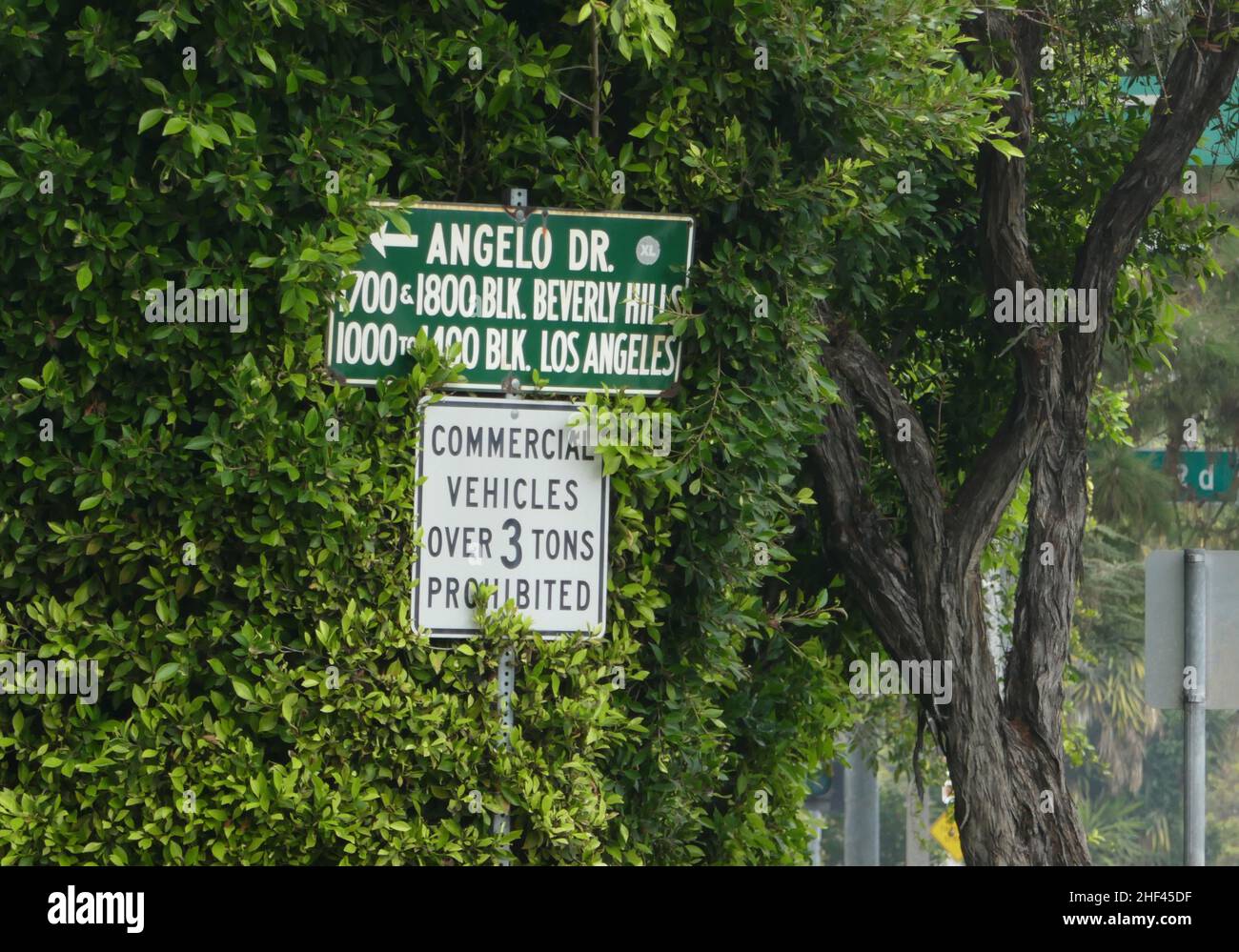 Beverly Hills, California, USA 7th January 2022 A general view of ...