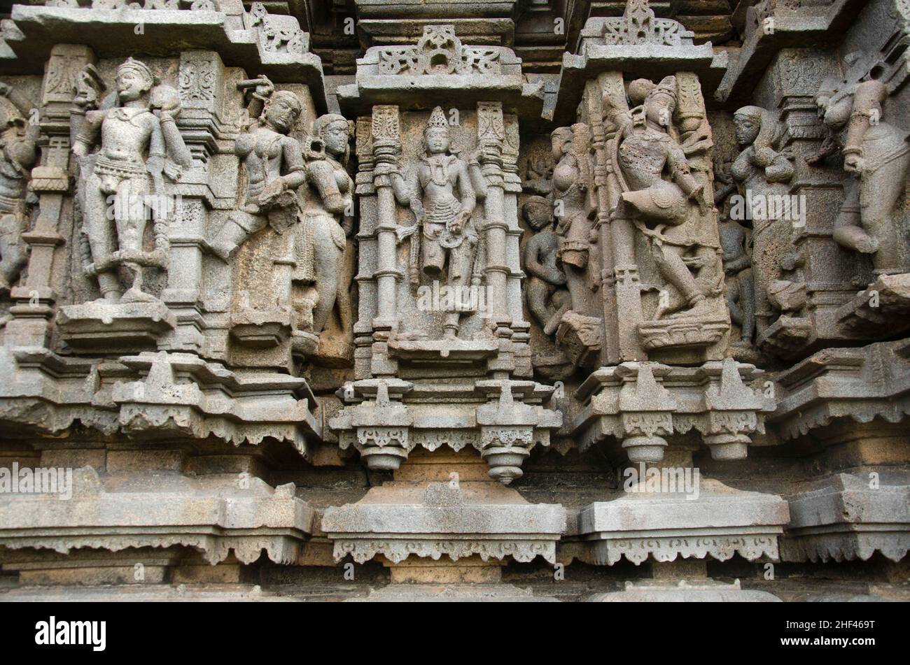 Temple is finely proportioned and profusely sculptured temple. On plan ...