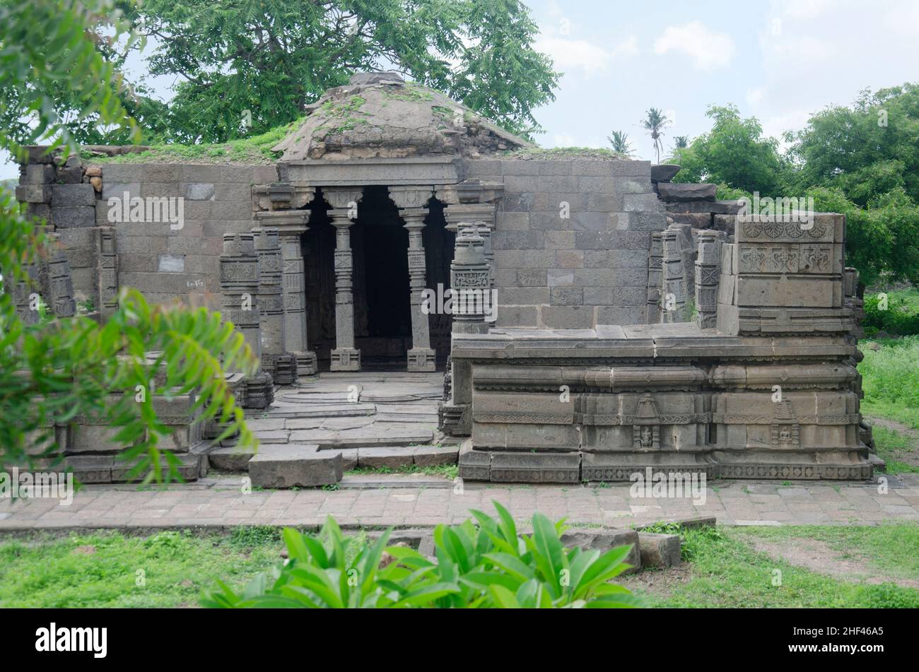 Baleshwar temple is dedicated to Lord Shiva and consists on plan a ...