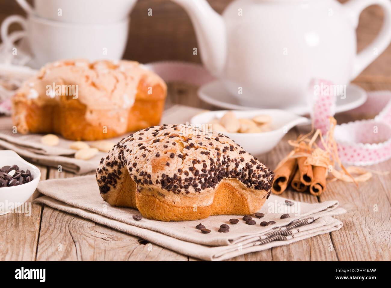 Colomba Italian Easter Dove Bread Stock Photo - Alamy