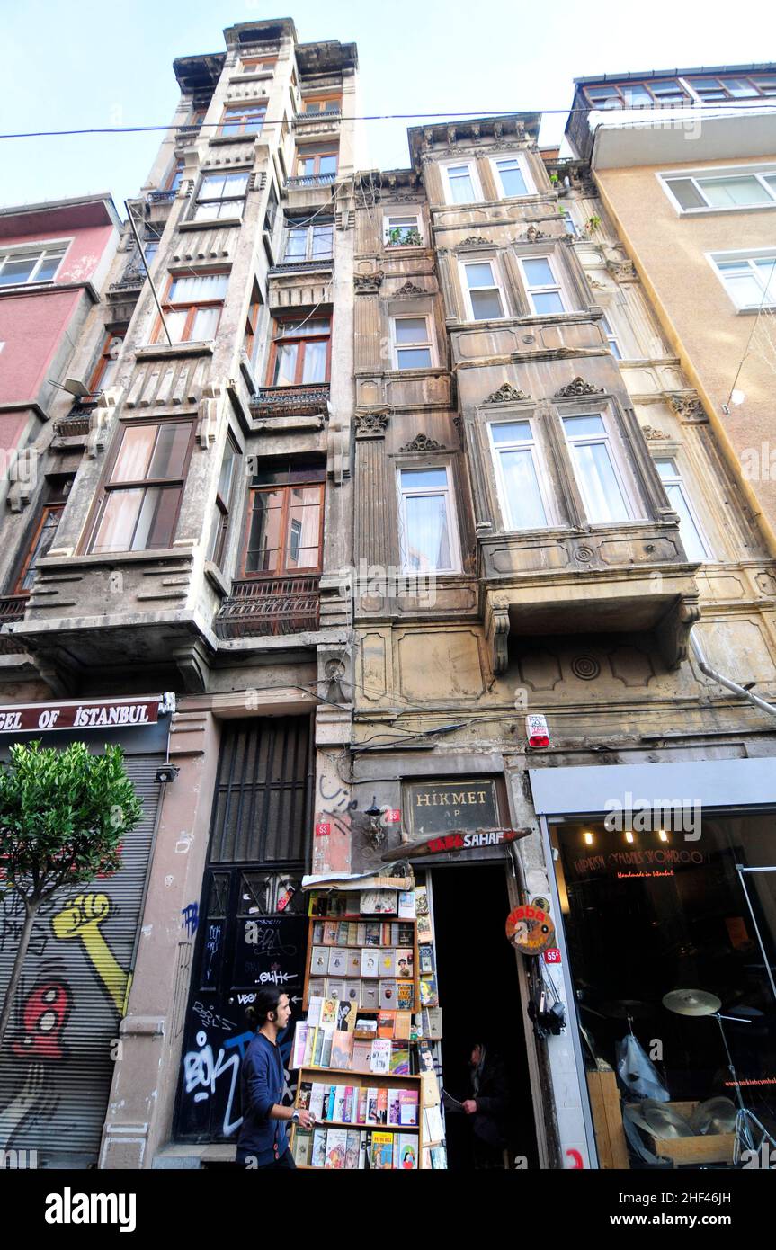 Beautiful old buildings in Beyoğlu, Istanbul, Turkey Stock Photo - Alamy