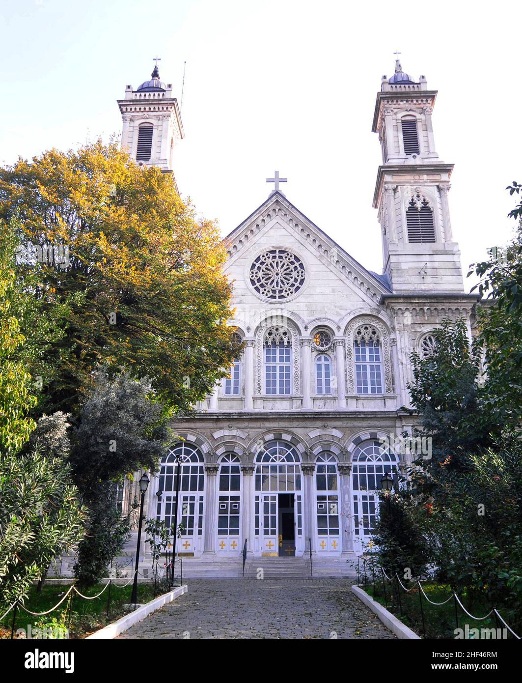 Hagia Triada Greek Orthodox Church in Istanbul, Turkey Stock Photo - Alamy