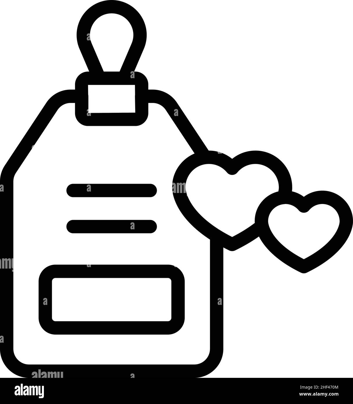 Tag wish list icon Black and White Stock Photos & Images - Alamy