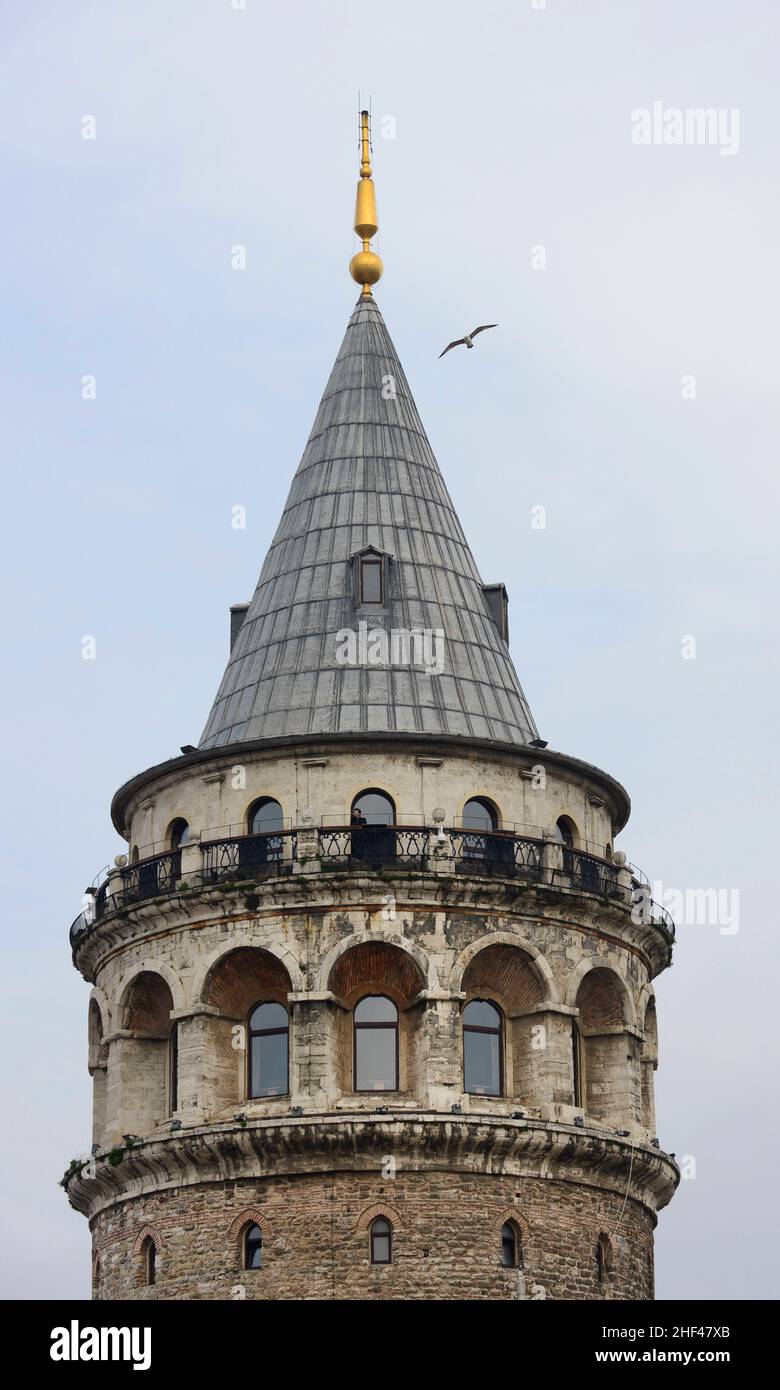 The Galata tower in Istanbul, Turkey Stock Photo - Alamy