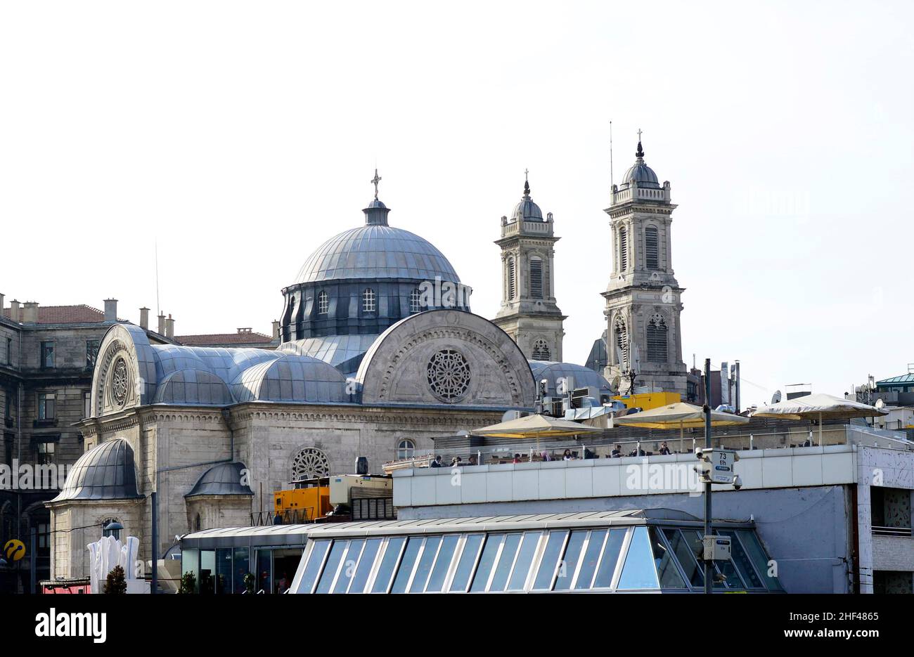 Hagia Triada Greek Orthodox Church in Beyoğlu, Istanbul, Turkey Stock ...