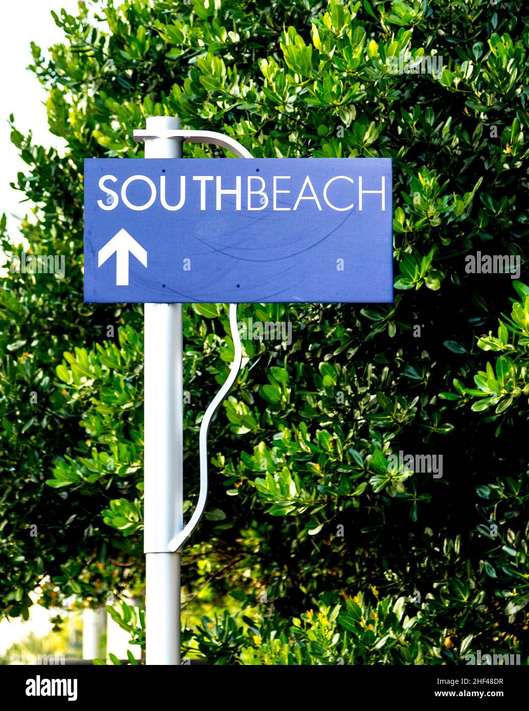 south beach street sign in Miami Beach Stock Photo - Alamy